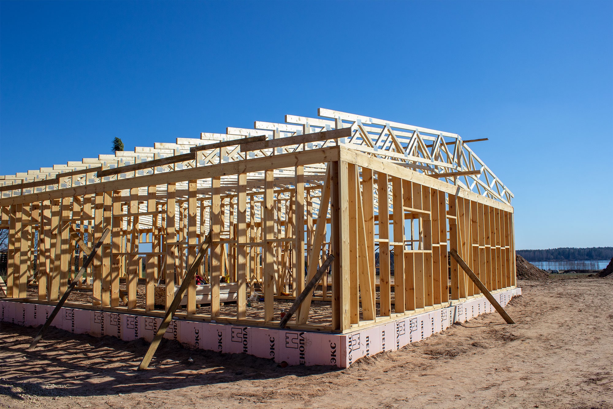 Koka kopnes privātmājām un industriālām ēkām | Freimans